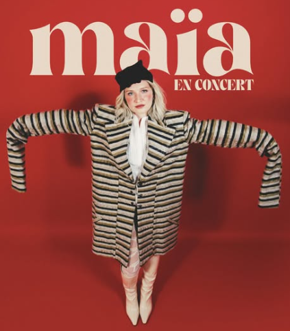 Maïa annonce un concert à Paris - Music Shaker